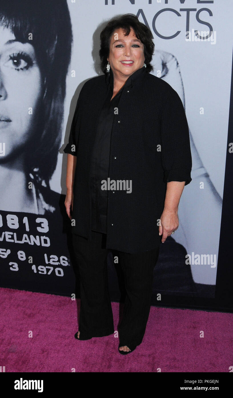 Los Angeles, USA. 13th Sep 2018. Director/producer Susan Lacy attends ...