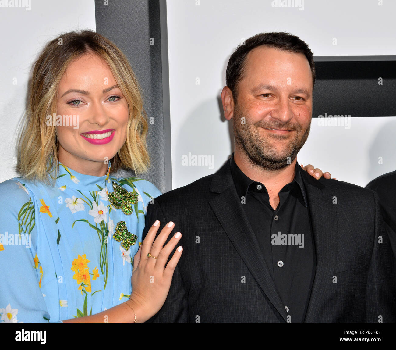 Los Angeles, USA. September 13, 2018: Olivia Wilde & Dan Fogelman at ...