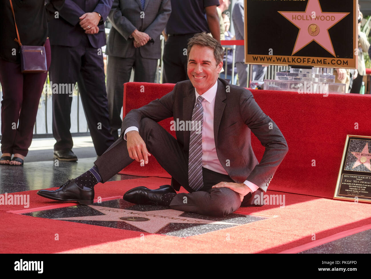 Los Angeles, California, USA. 13th Sep, 2018. Actor Eric McCormack ...