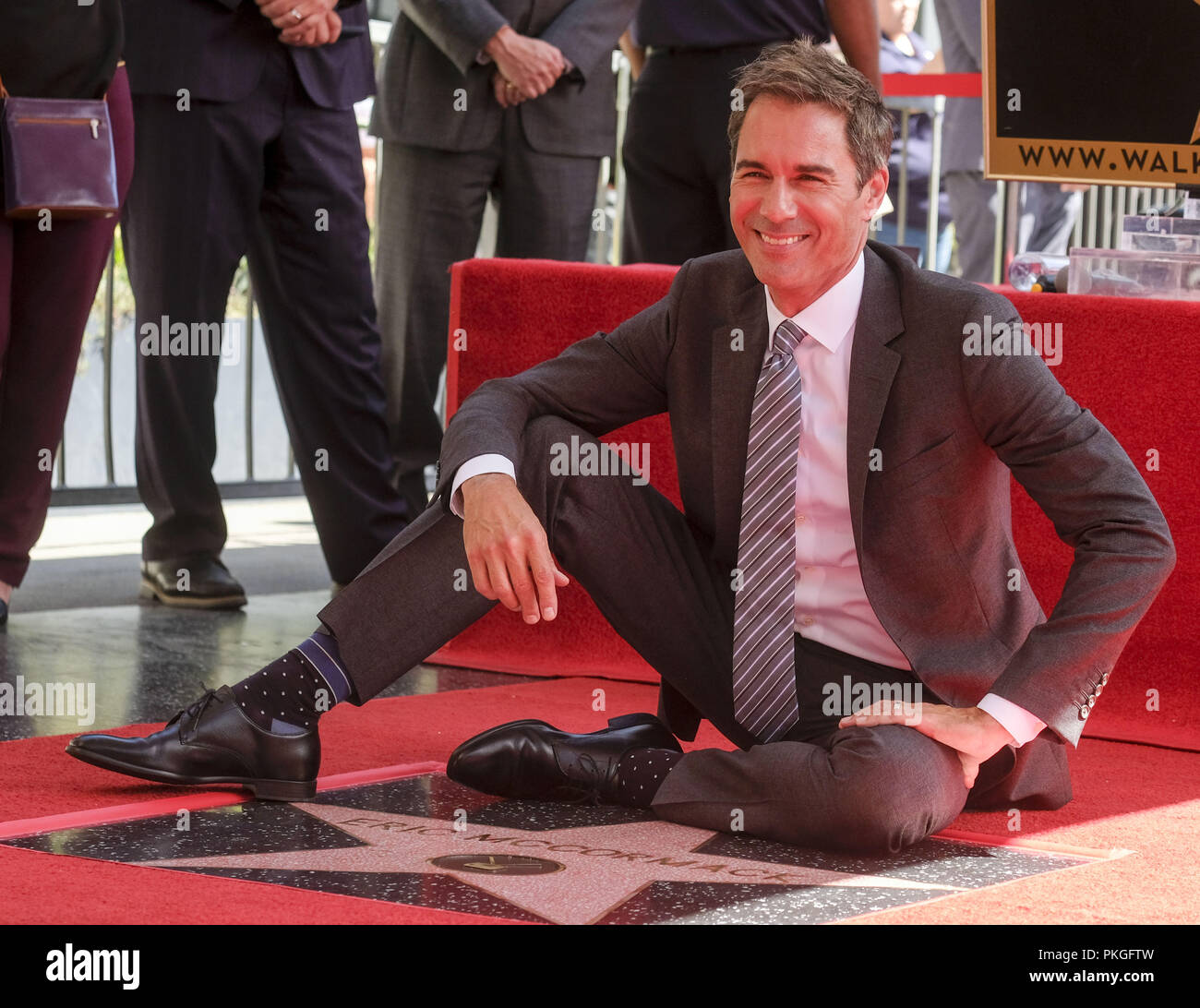 Los Angeles, California, USA. 13th Sep, 2018. Actor Eric McCormack ...