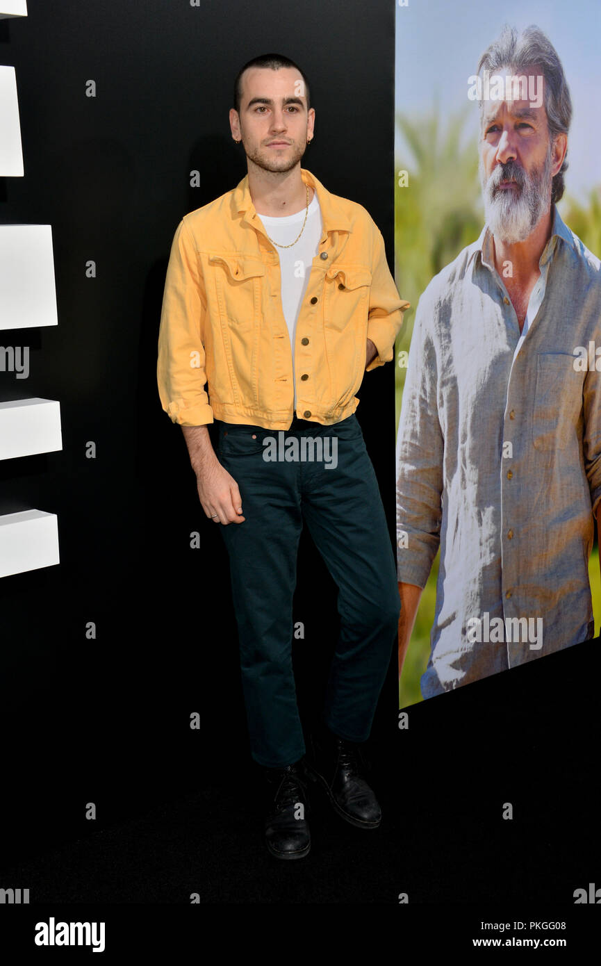 Los Angeles, USA. September 13, 2018: Alex Monner at the premiere for ...