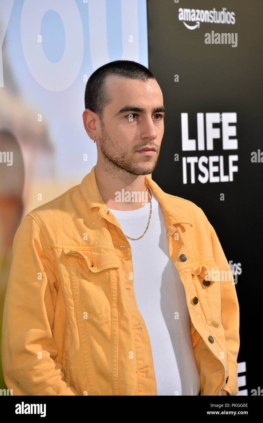 Los Angeles, USA. September 13, 2018: Alex Monner at the premiere for ...