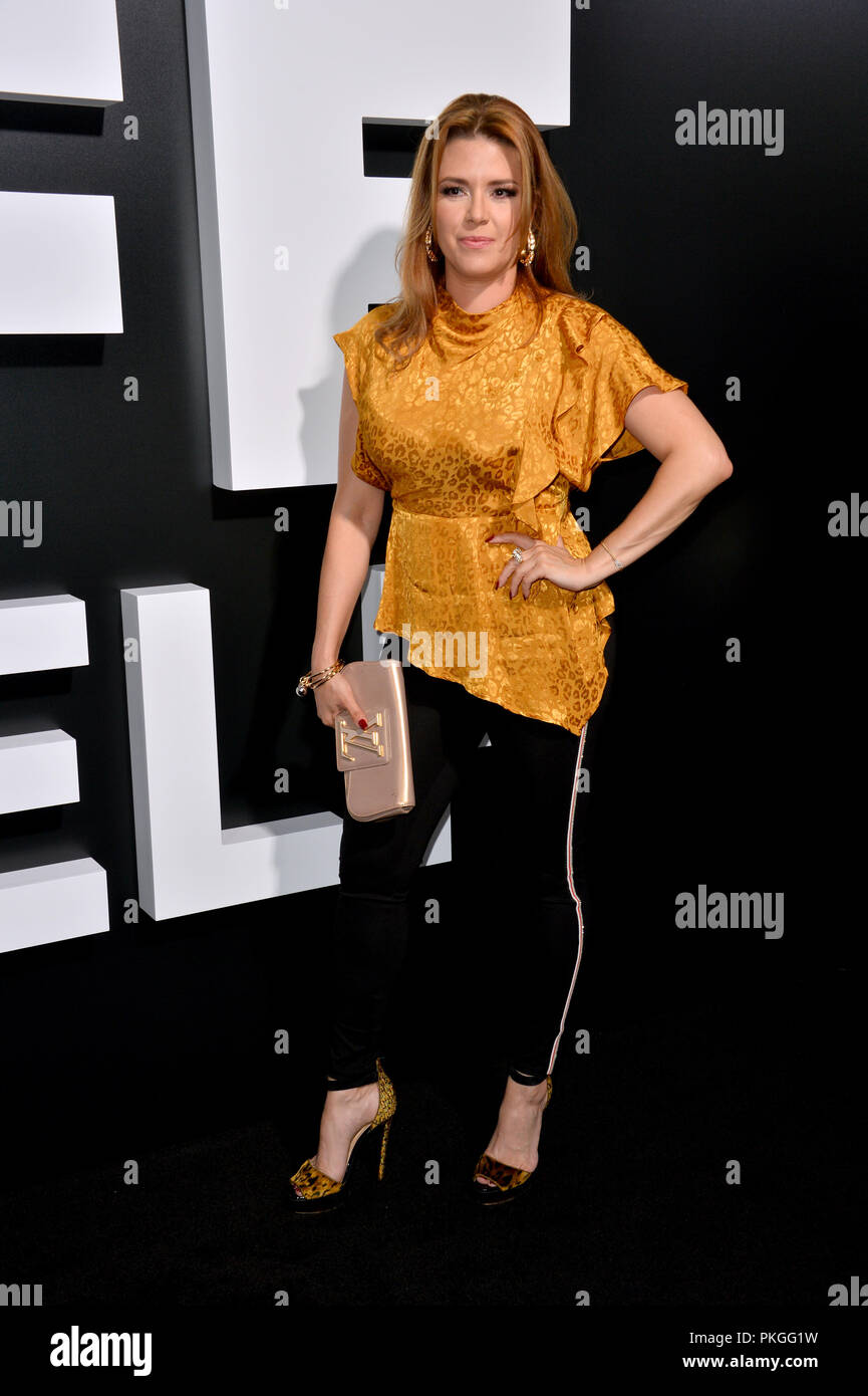 Los Angeles, USA. September 13, 2018: Alicia Machado at the premiere ...