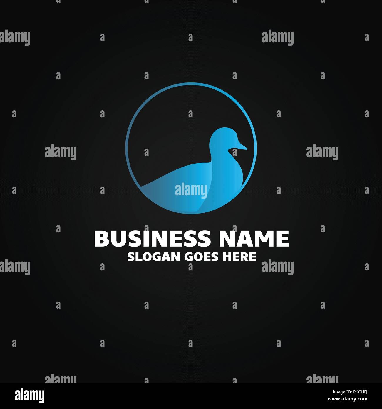 Alphabetic logo design with dark background vector Stock Vector Image ...
