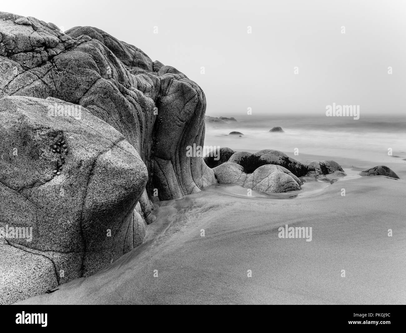 Porth nanven cornish Black and White Stock Photos & Images - Alamy