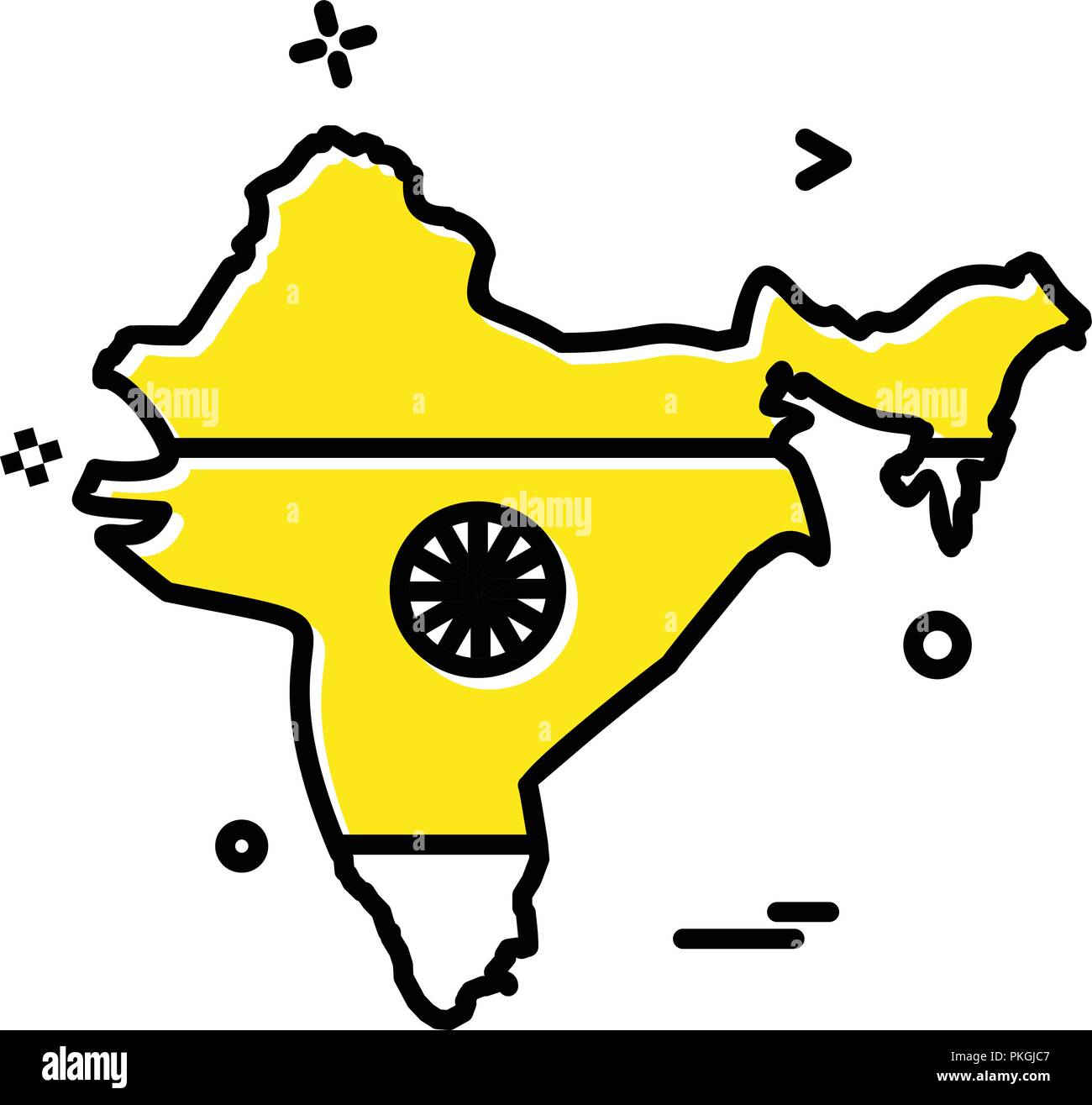 map india icon vector design Stock Vector Image & Art - Alamy