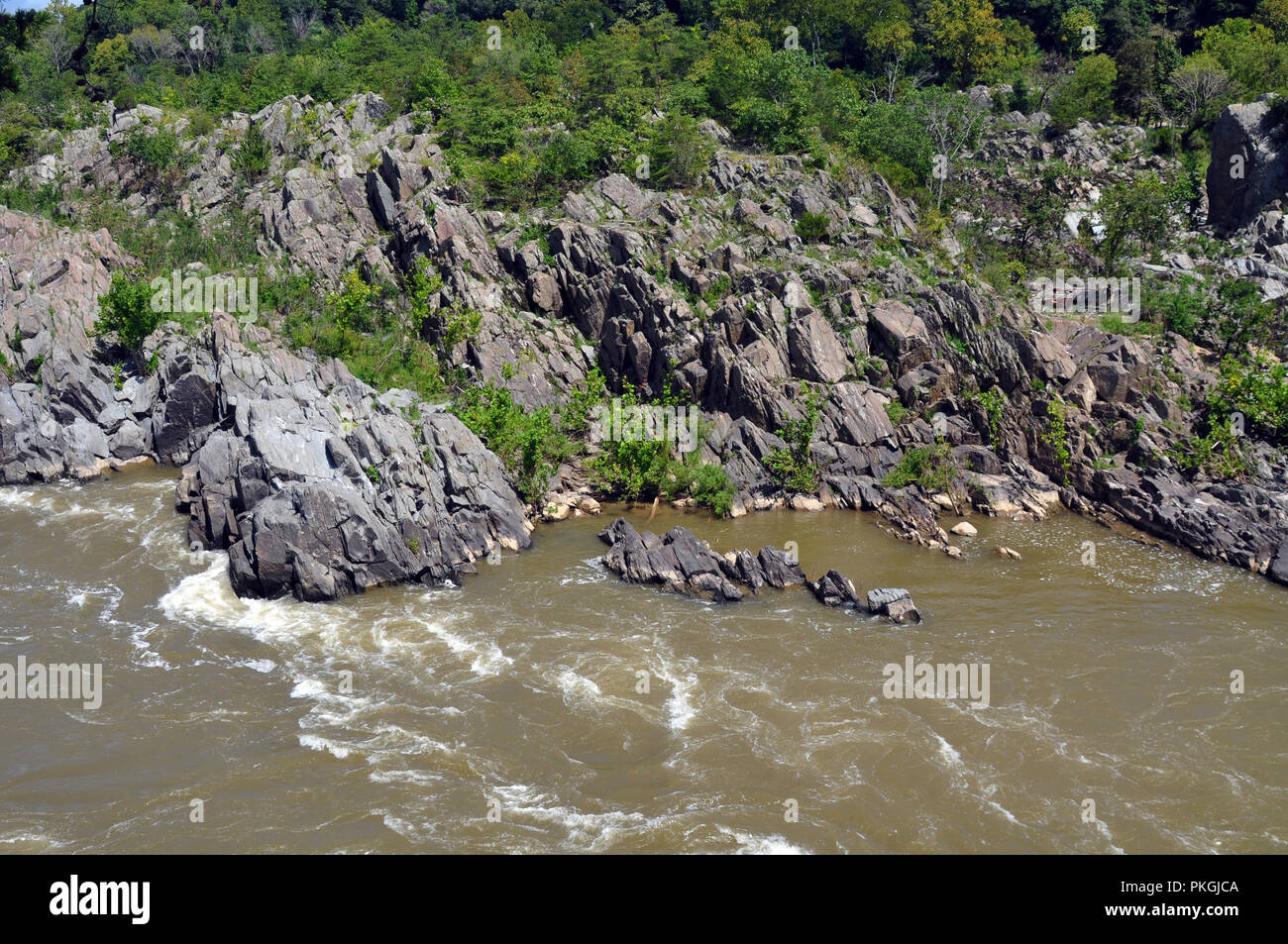 Mather Gorge at Great Falls Park in Virginia Stock Photo - Alamy