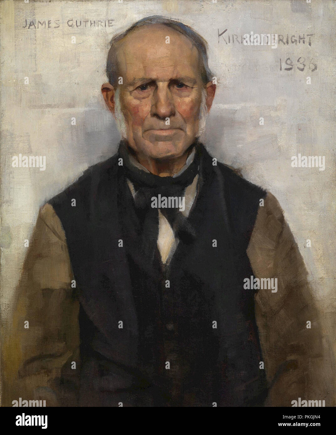 Guthrie James - Old Willie the Village Worthy Stock Photo - Alamy