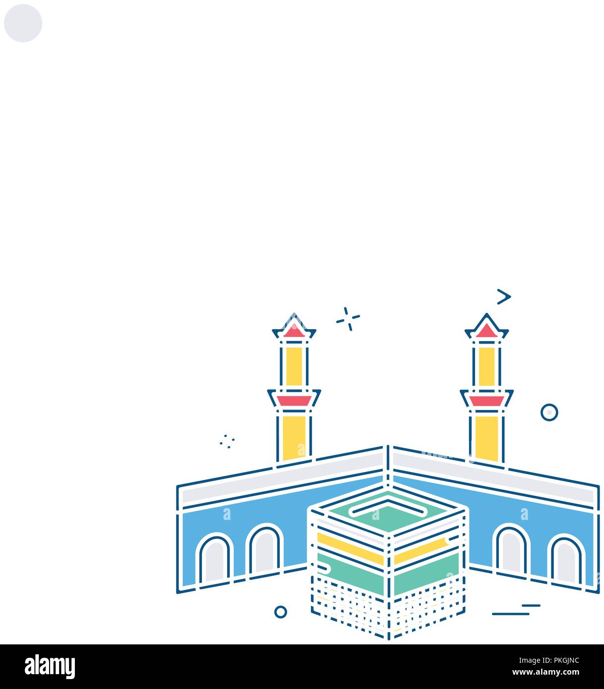 Hajj pilgrims holy kaaba Cut Out Stock Images & Pictures - Alamy