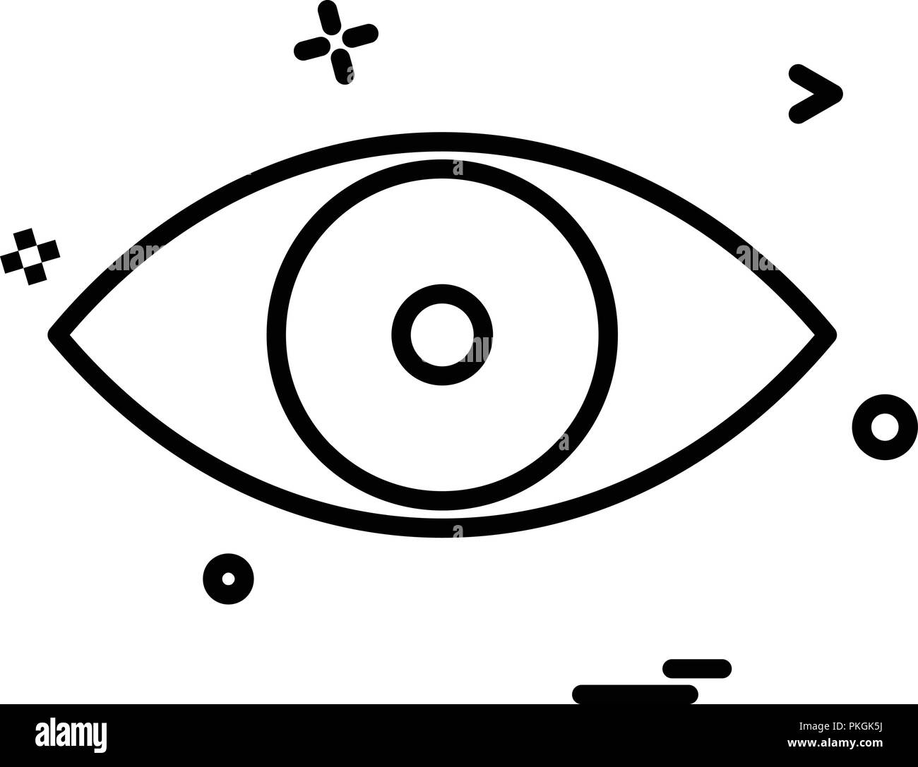 Eye icon design vector Stock Vector Image & Art - Alamy