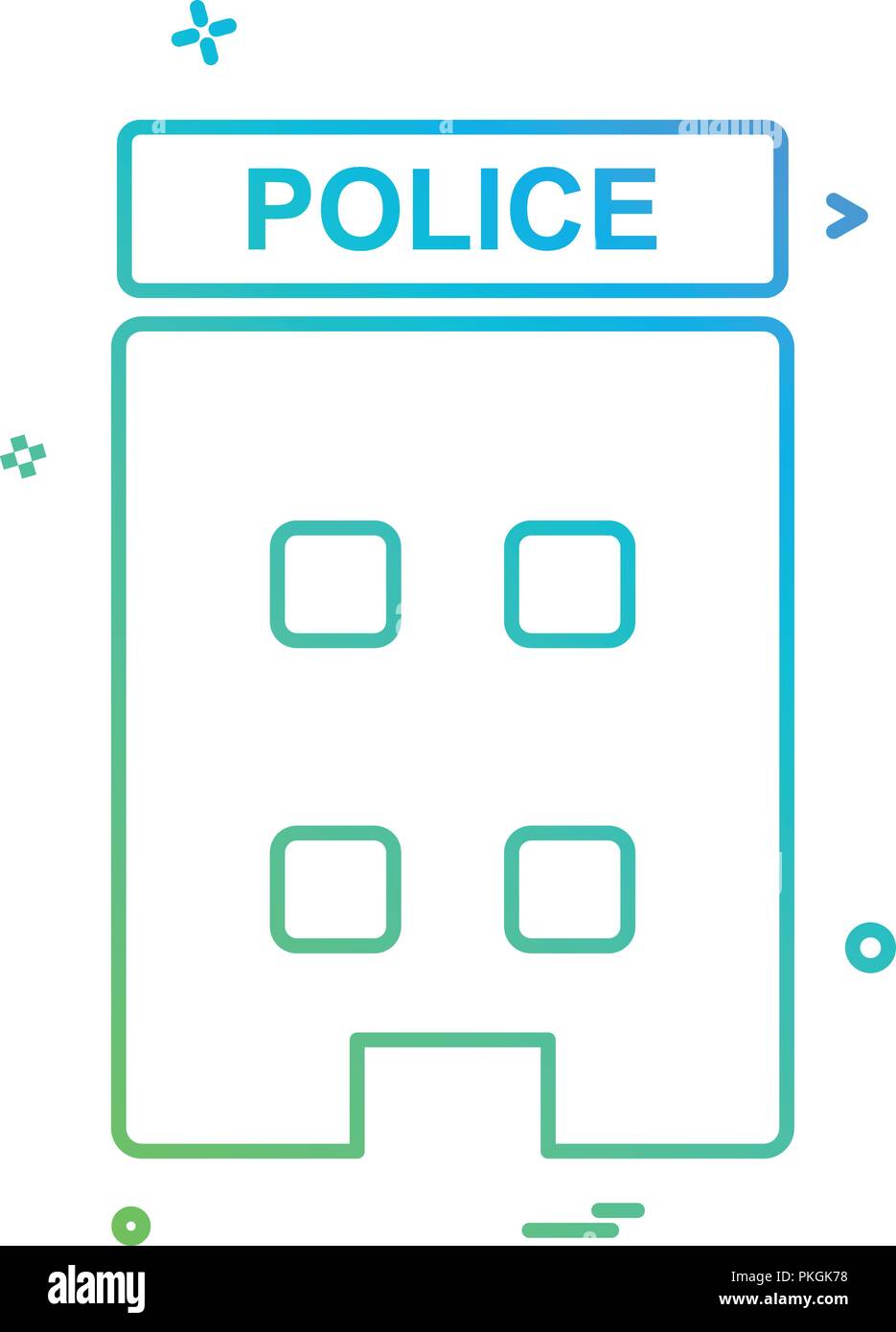 building police station icon vector design Stock Vector Image & Art - Alamy