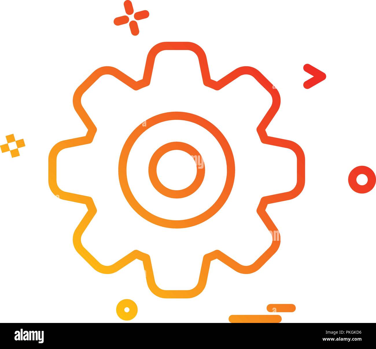 Gear icon design vector Stock Vector Image & Art - Alamy