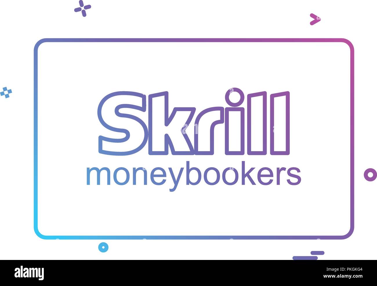 Skrill card icon design vector Stock Vector Image & Art - Alamy