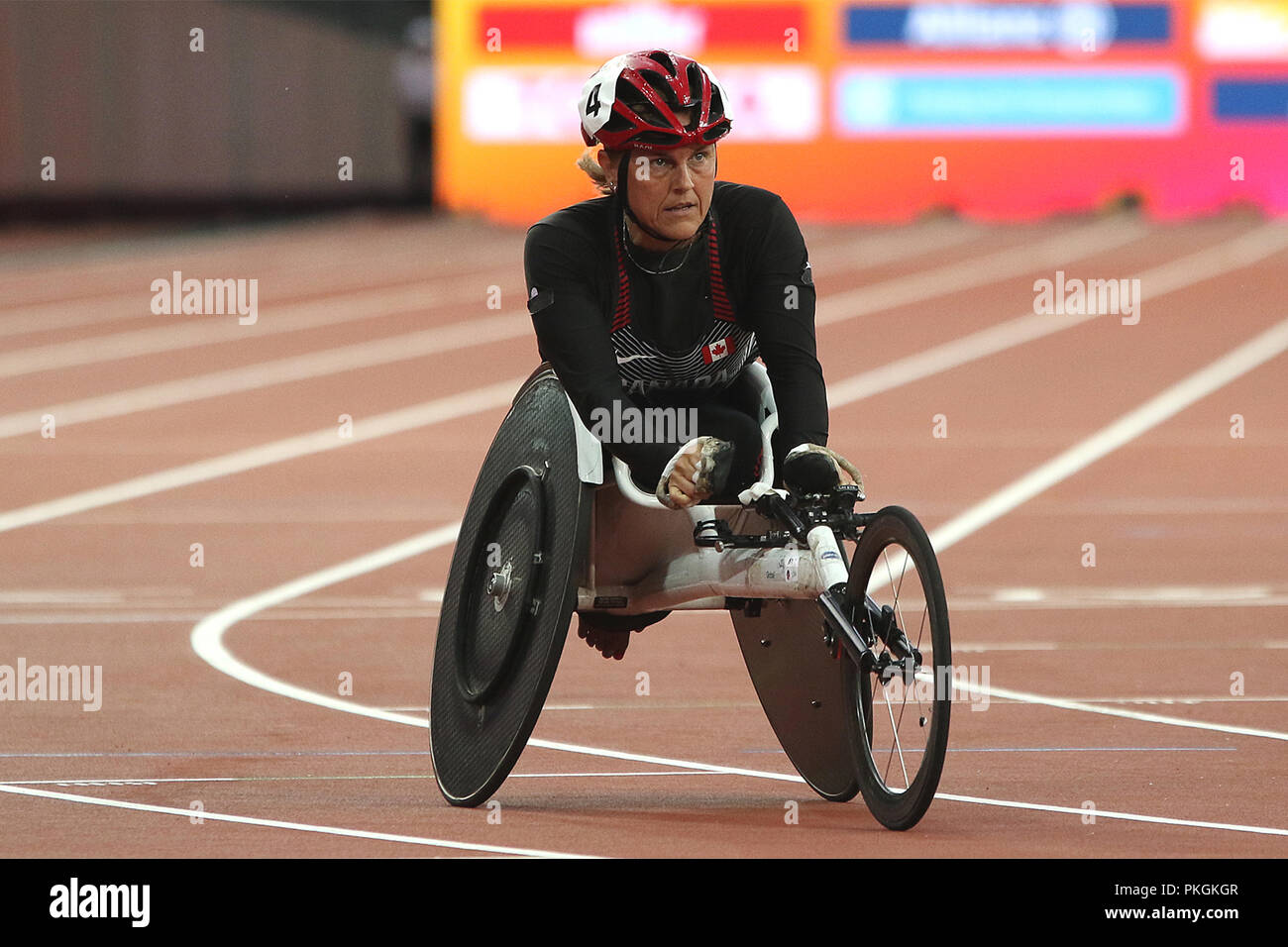 Diane ROY of Canada in the Women's 400m T54 heats at the World Para ...