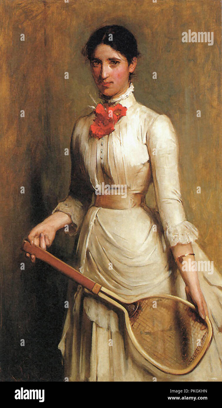 Hacker Arthur - Portrait of the Artist's Sister-in-Law Stock Photo - Alamy