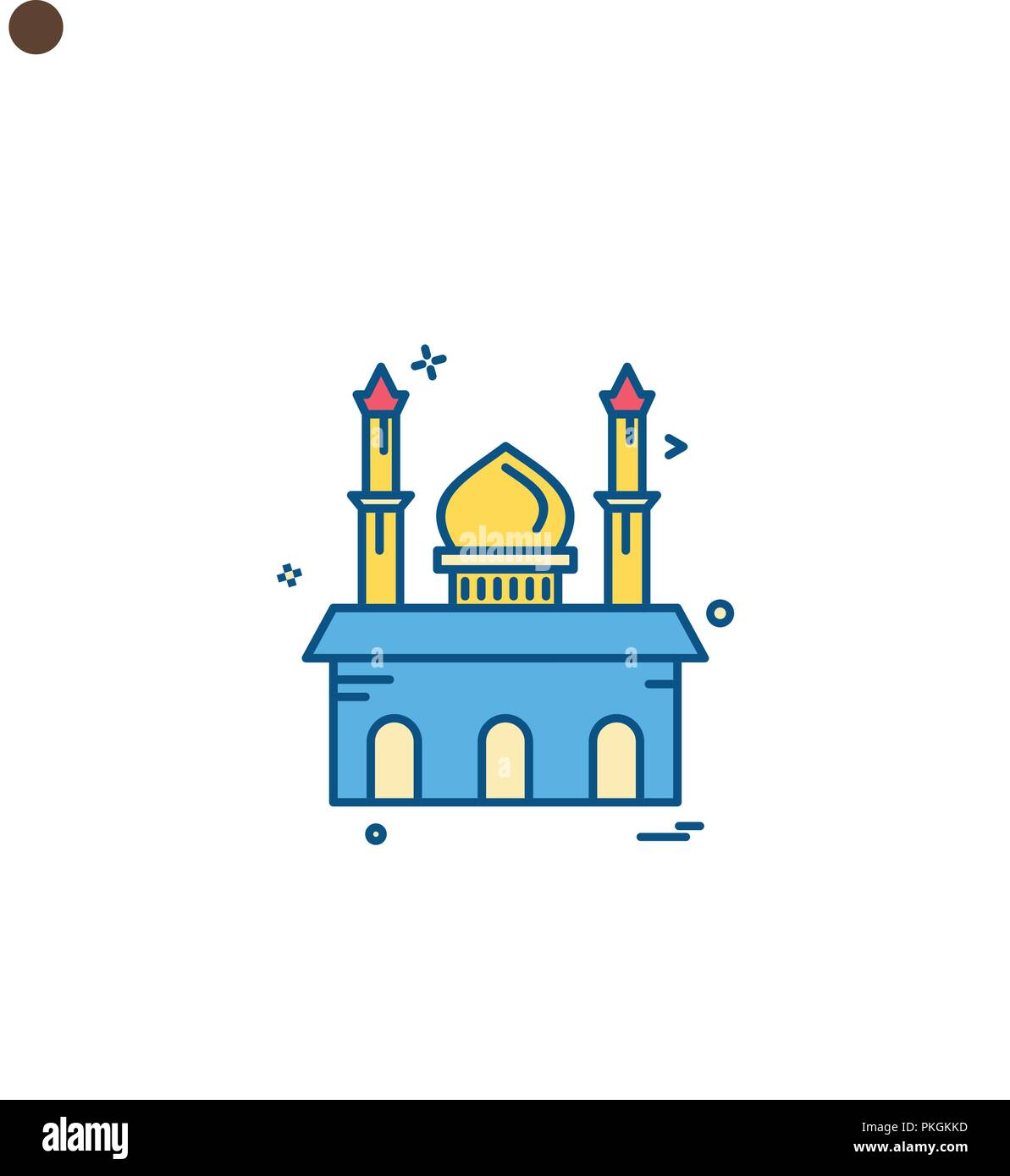 Mosque icon design vector Stock Vector Image & Art - Alamy