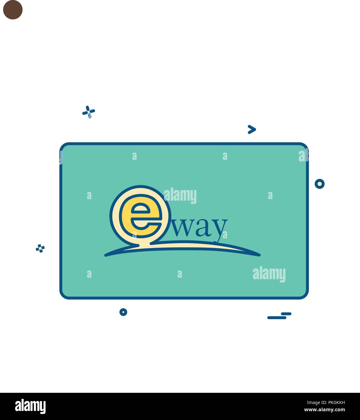 Eway design card vector Stock Vector Image & Art - Alamy