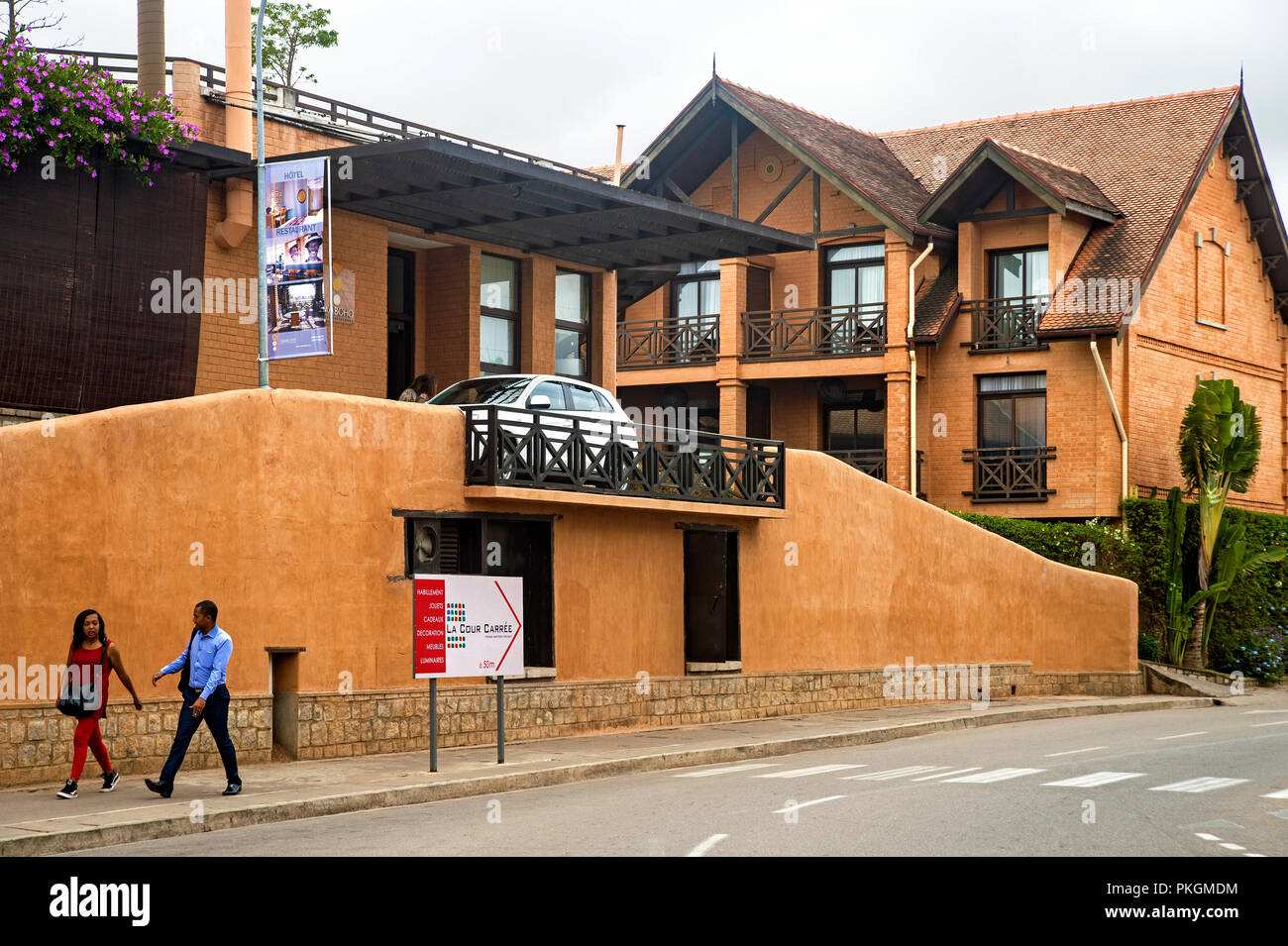 Residential building in the modern Waterfront quarters, Antananarivo ...