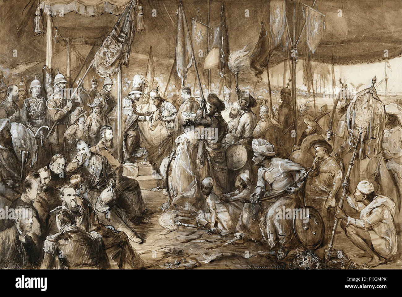 Hall Sydney Prior - the Grand Chapter of the Star of India at Calcutta ...