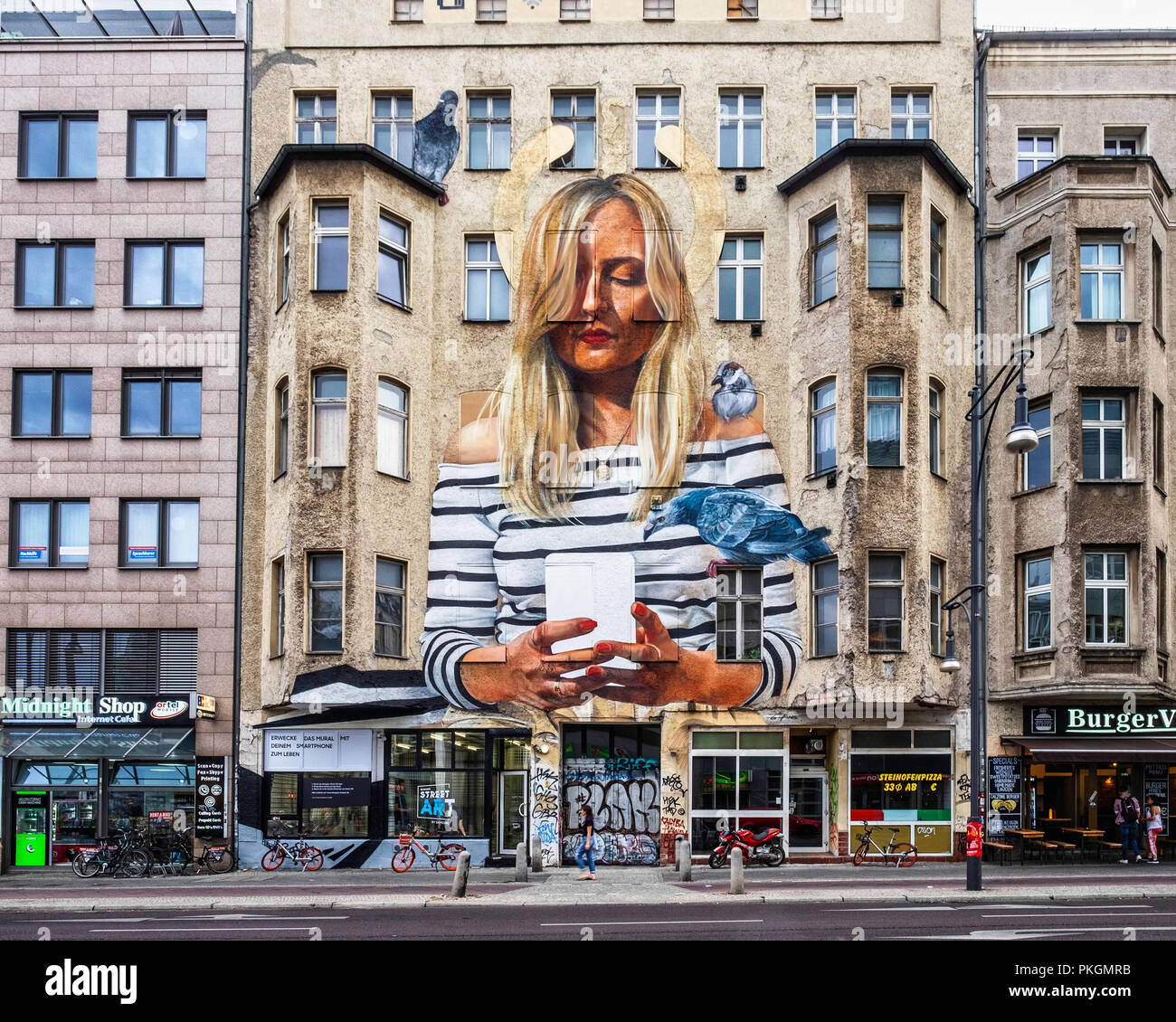 Berlin,Mitte. Re-Imagining Street Art. Art by Tape That. Samsung ...