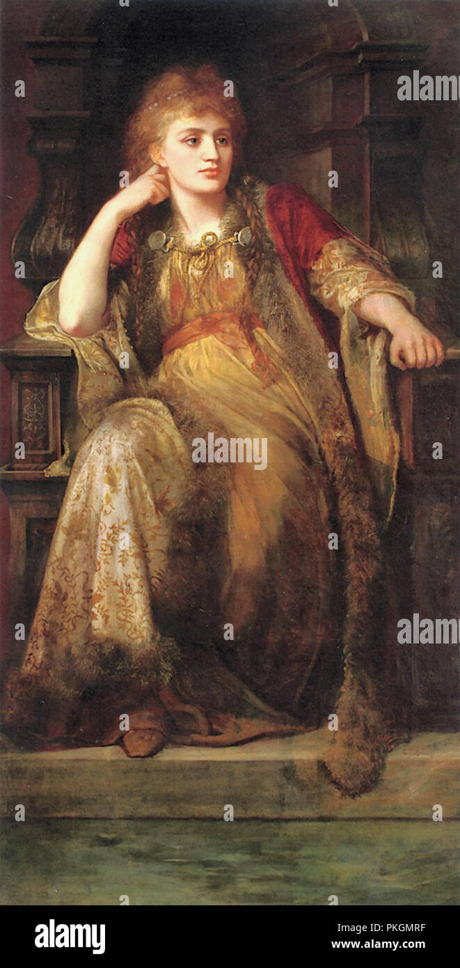 Hallé Edward Charles - an Allegorical Figure Stock Photo - Alamy