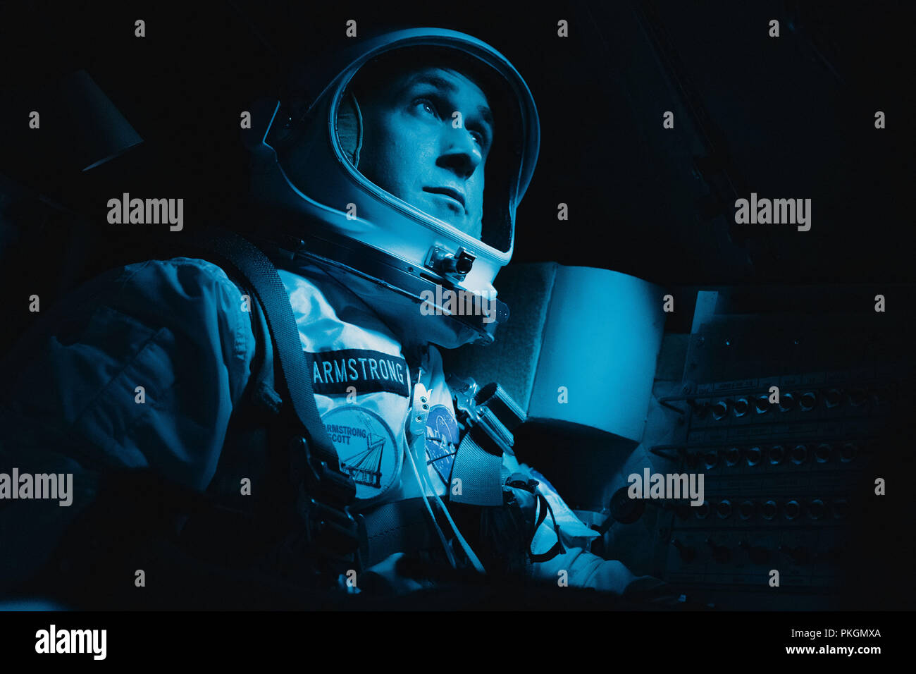 FIRST MAN, Ryan Gosling as Neil Armstrong, 2018. Ph: Daniel McFadden ...