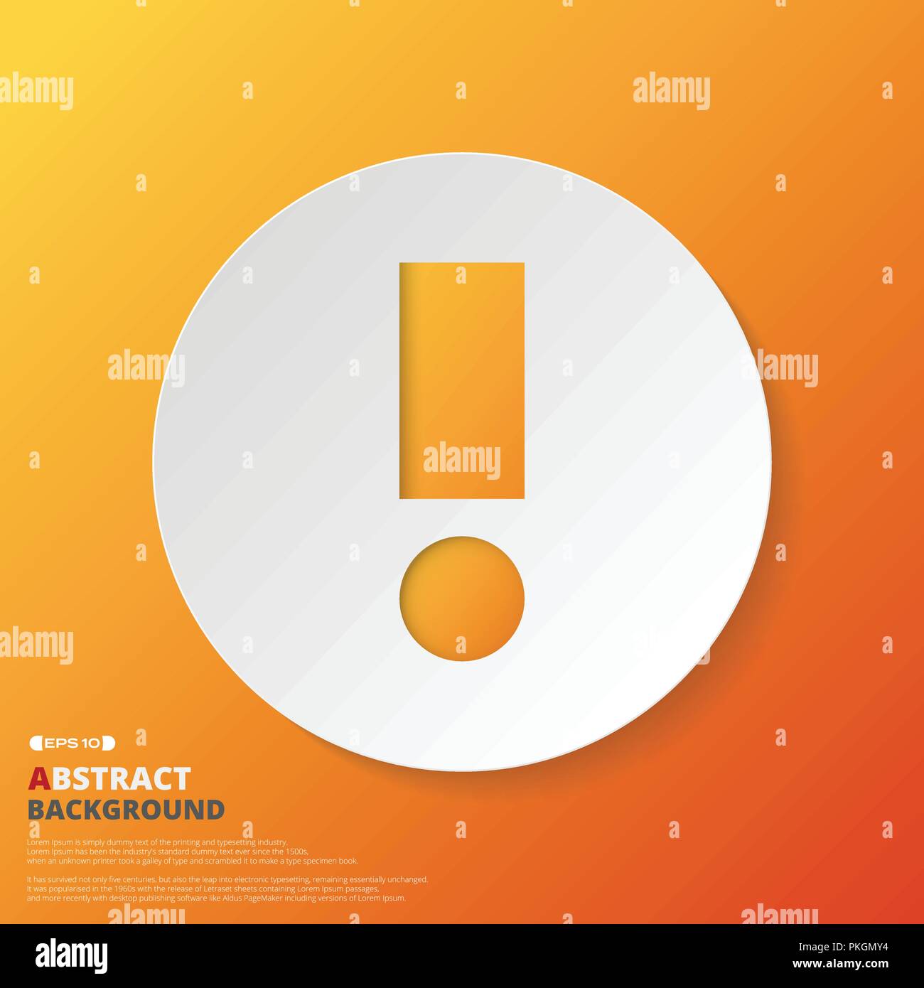 Exclamation mark question shadow hi-res stock photography and images ...