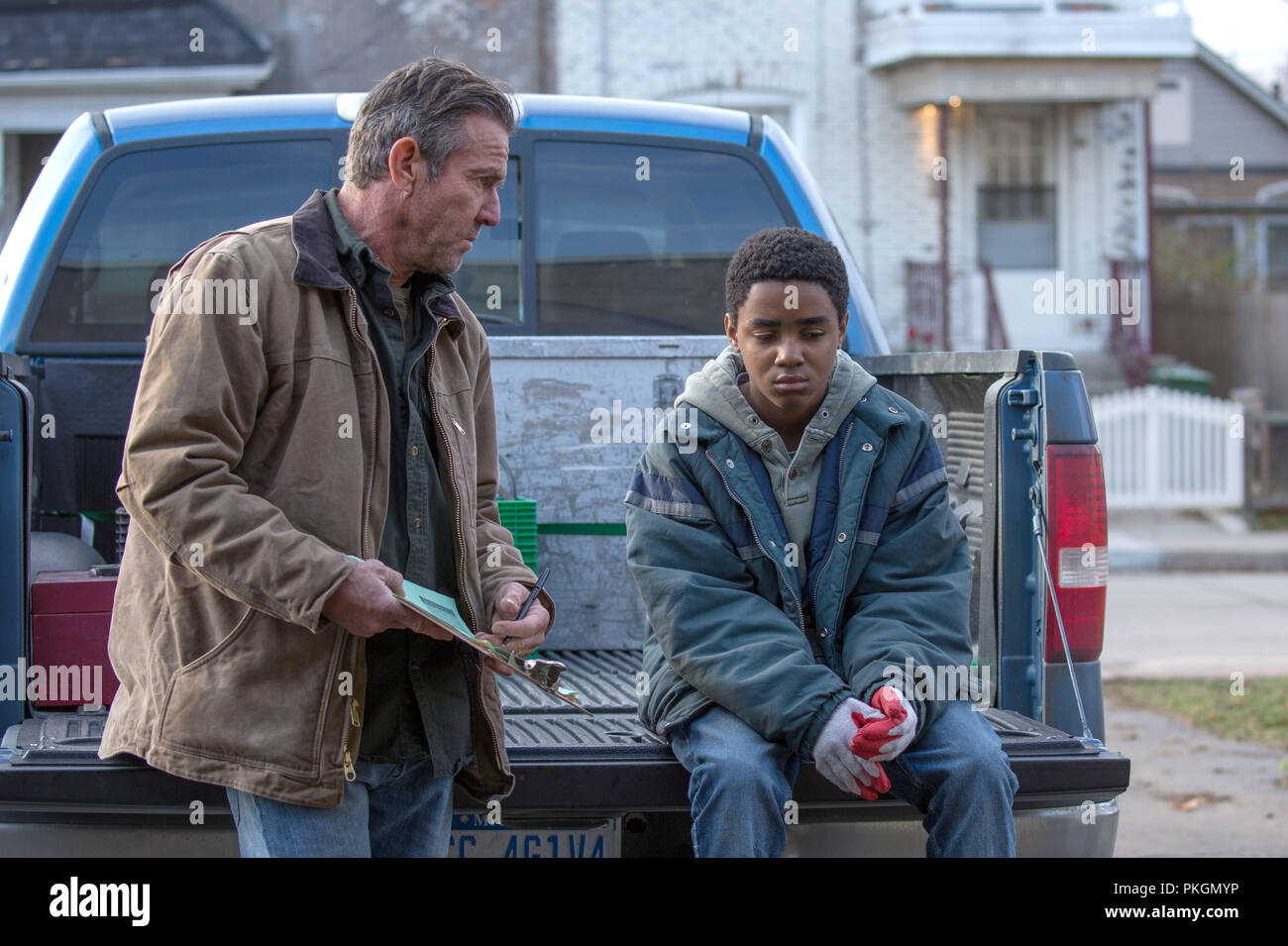 KIN, from left: Dennis Quaid, Myles Truitt, 2018. ph: Alan Markfield ...