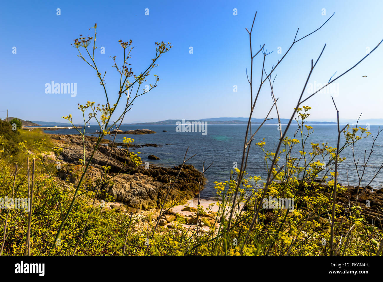 Galicia ons island beach hi-res stock photography and images - Alamy