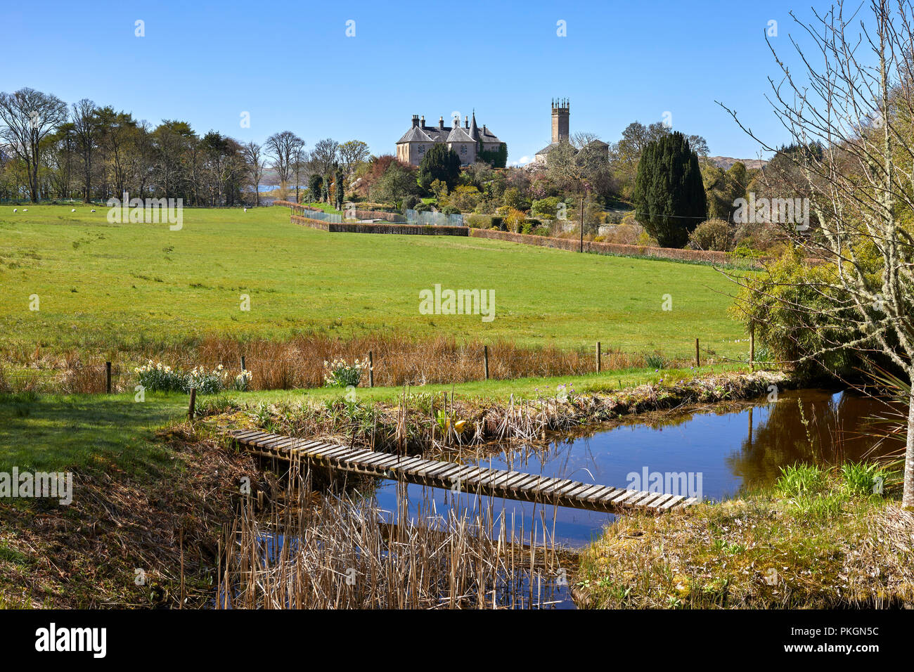 Ardmaddy castle from garden hi-res stock photography and images - Alamy