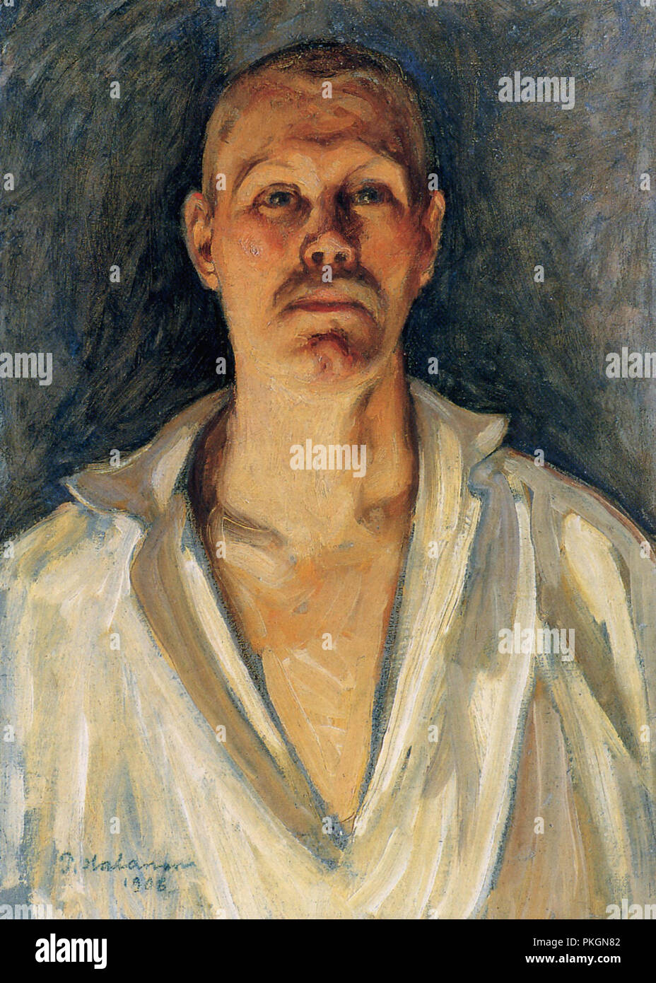 Halonen Pekka - Self Portrait Stock Photo - Alamy