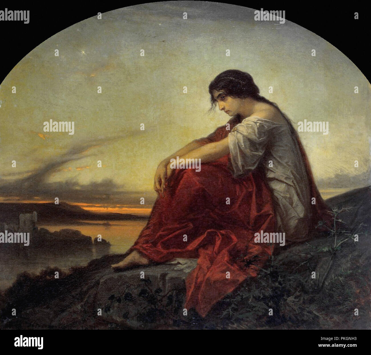 Hamman Edouard Jean Conrad - Disillusion Stock Photo - Alamy