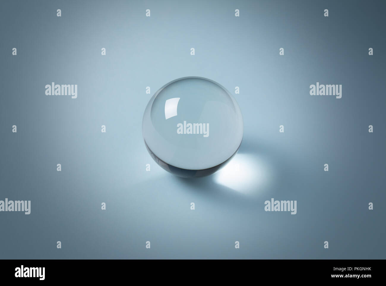 crystal clear ball, model Stock Photo - Alamy