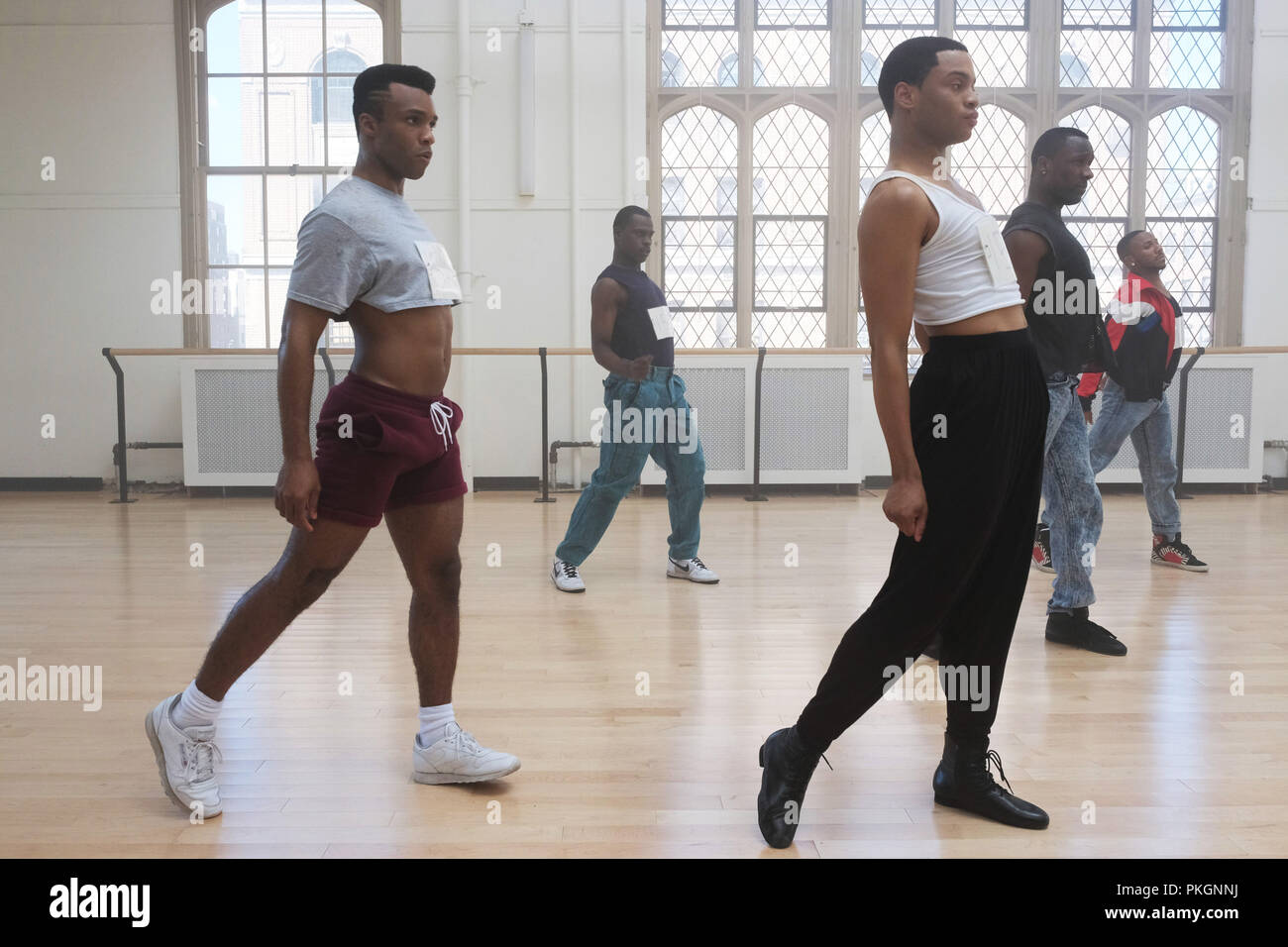 POSE, (front, from left): Dyllon Burnside, Ryan Jamaal Swain, 'Mother ...