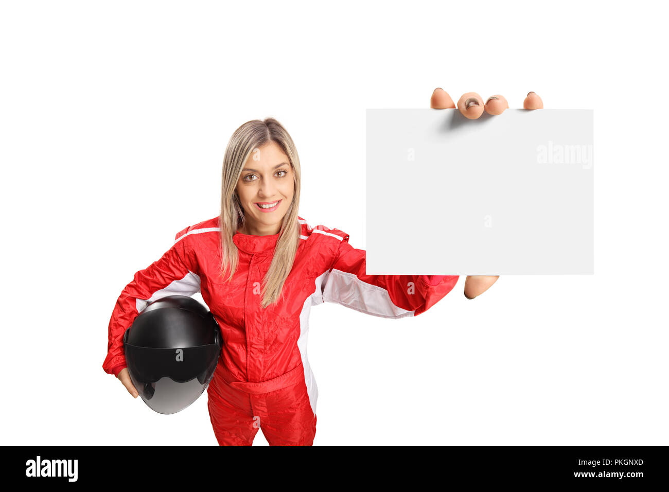 Female racing driver white hi-res stock photography and images - Alamy