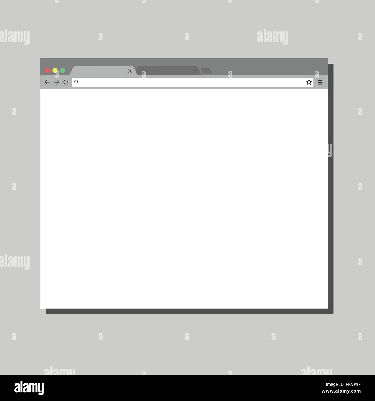 Simple browser window Stock Vector Image & Art - Alamy