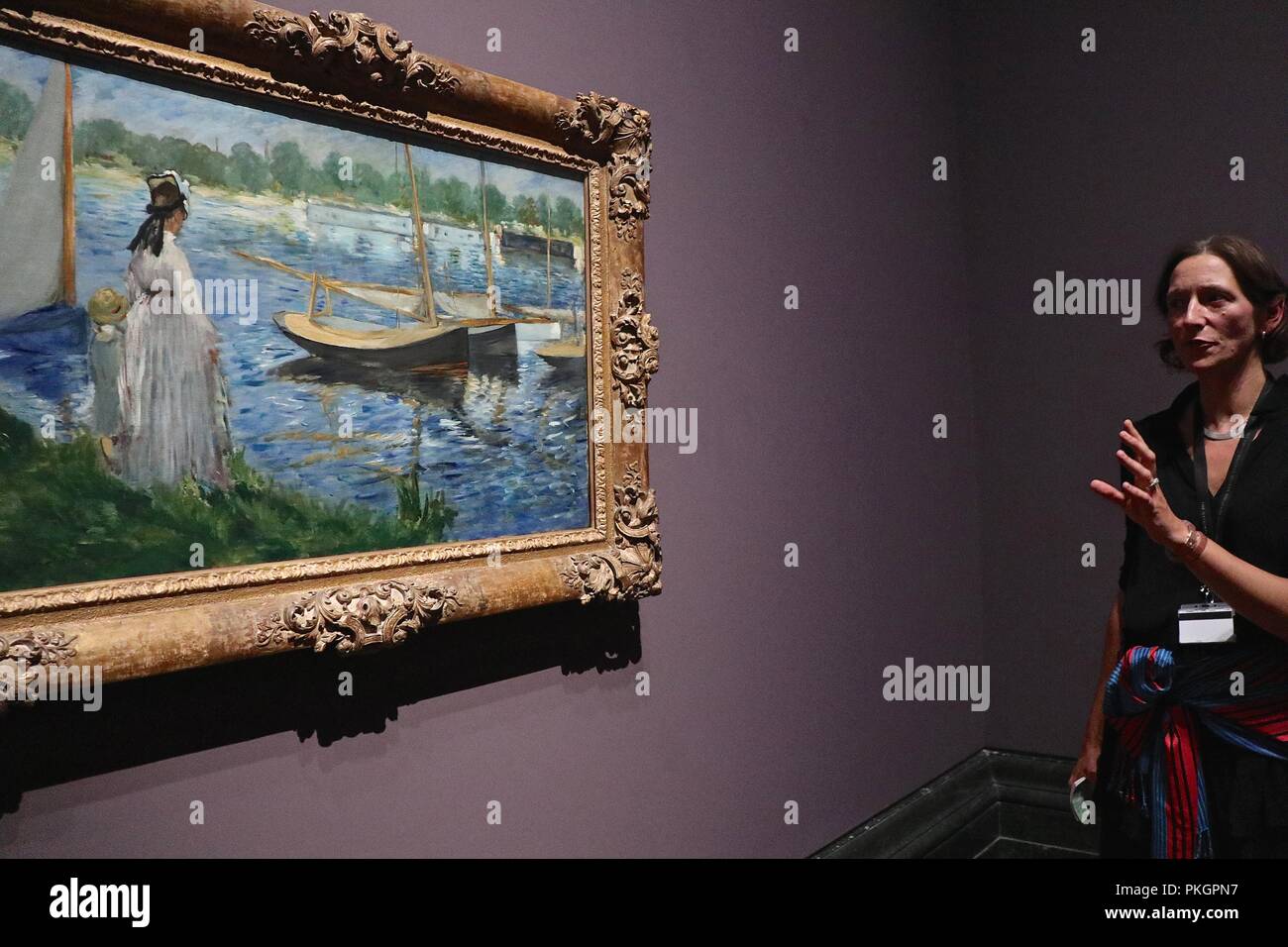 Manet's “a bar at the folies bergère hi-res stock photography and ...