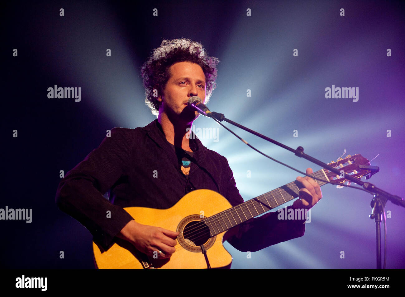 Concert of the Belgian singer Tom Pintens in the Amerikaans Theater ...