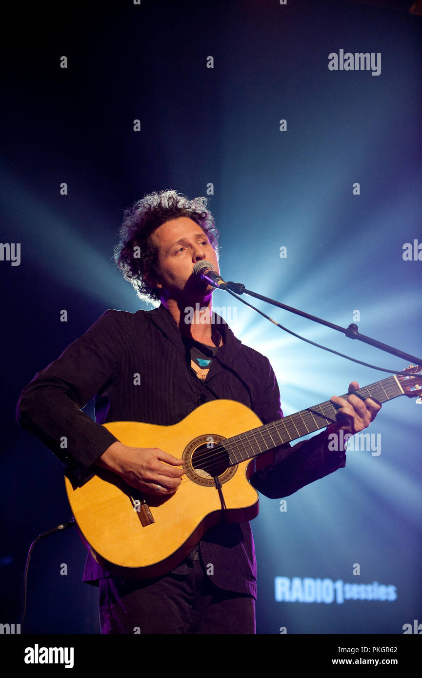 Concert of the Belgian singer Tom Pintens in the Amerikaans Theater ...