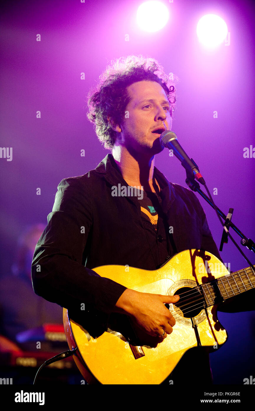 Concert of the Belgian singer Tom Pintens in the Amerikaans Theater ...