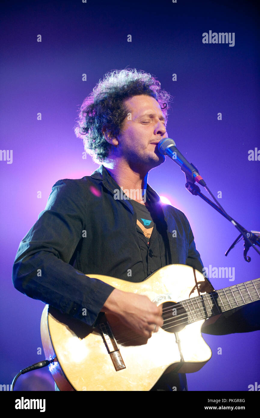 Concert of the Belgian singer Tom Pintens in the Amerikaans Theater ...