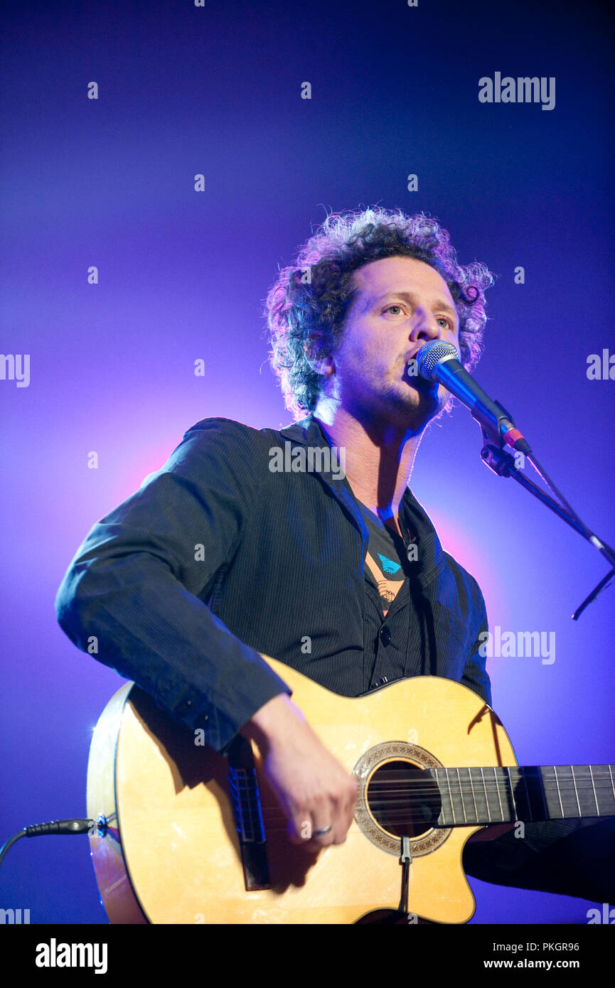 Concert of the Belgian singer Tom Pintens in the Amerikaans Theater ...