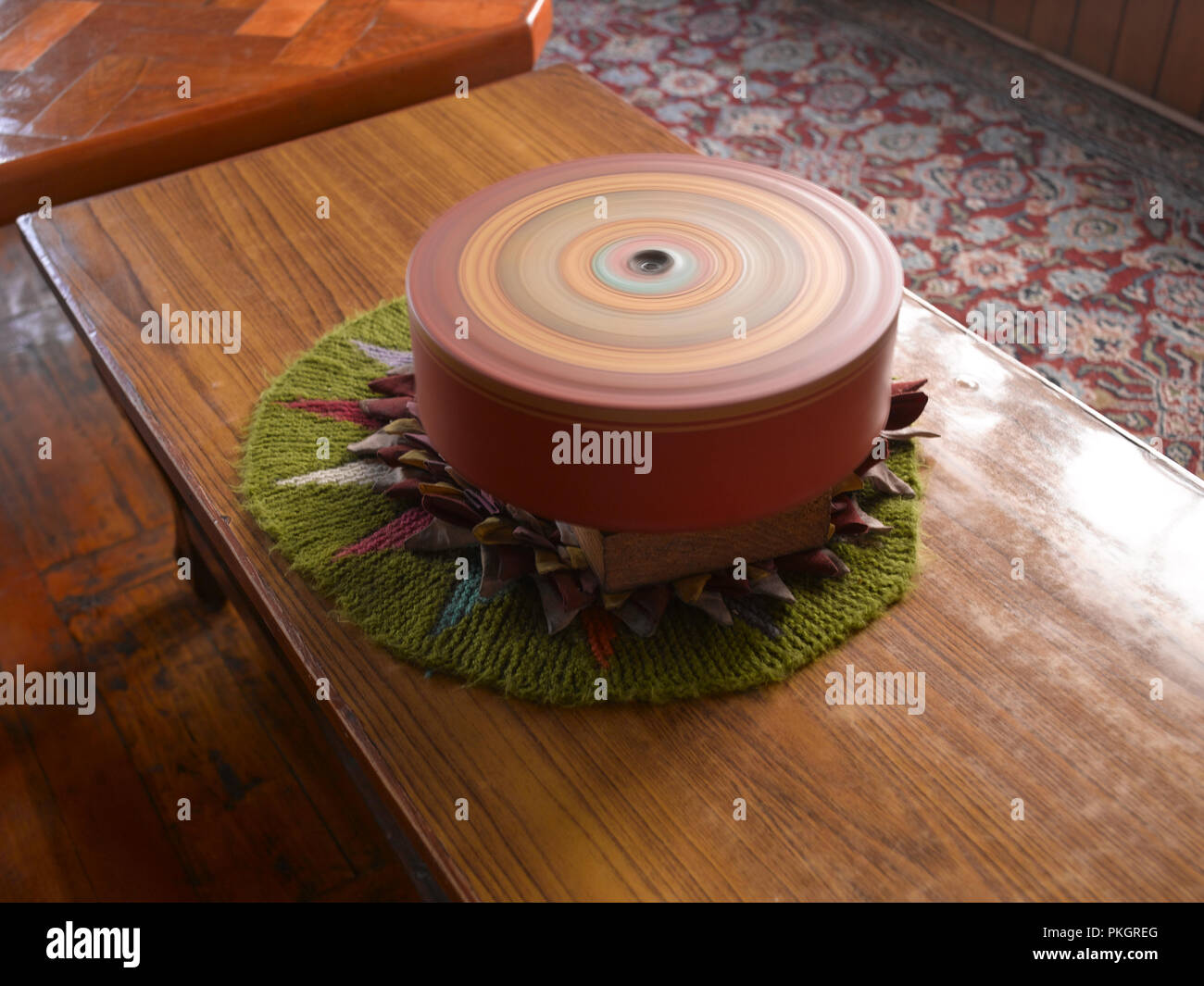 AUTOMATIC PRAYER WHEEL, LADAKH, JAMMU & KASHMIR, INDIA, ASIA Stock ...
