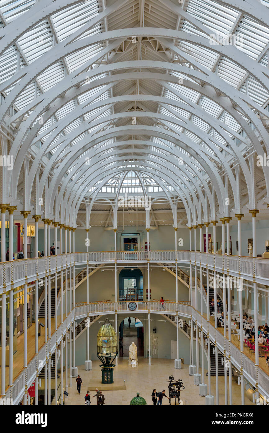EDINBURGH SCOTLAND BUILDINGS OF EDINBURGH INTERIOR OF MUSEUM OF ...