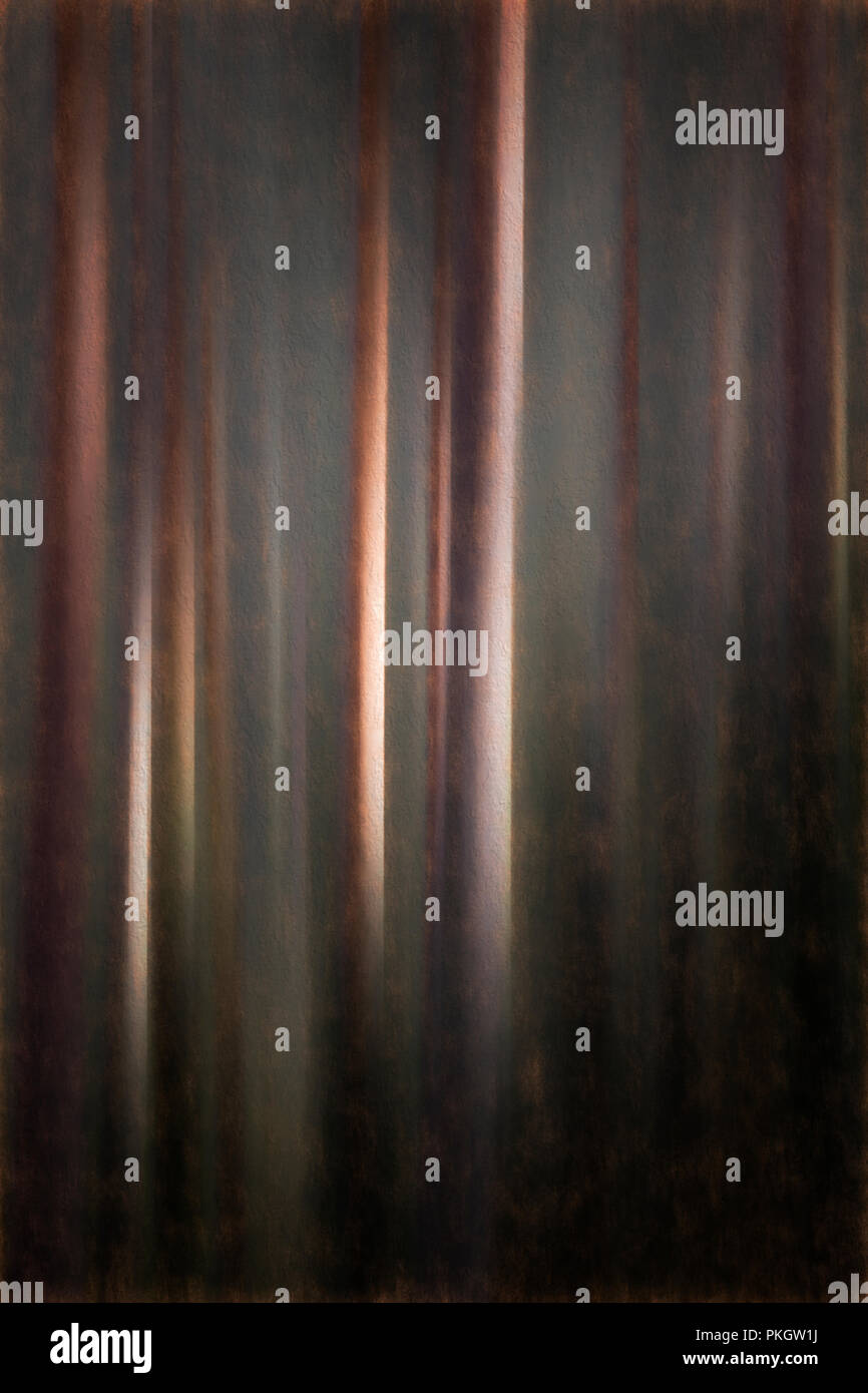 Blurred dark magic forest background Stock Photo - Alamy