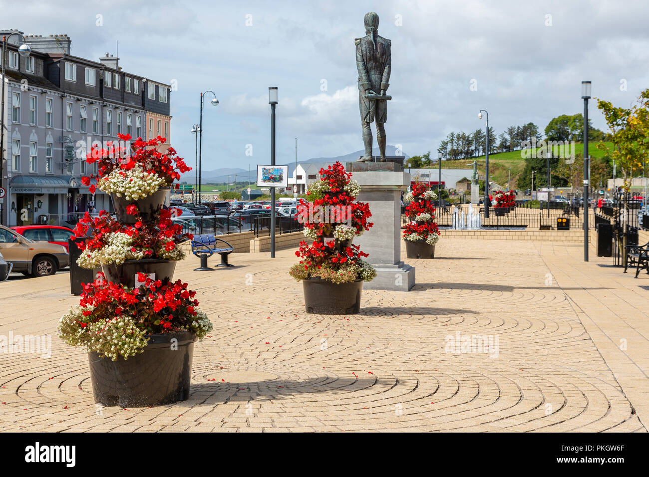 Bantry, West Cork, Ireland town square and promenade Stock Photo - Alamy