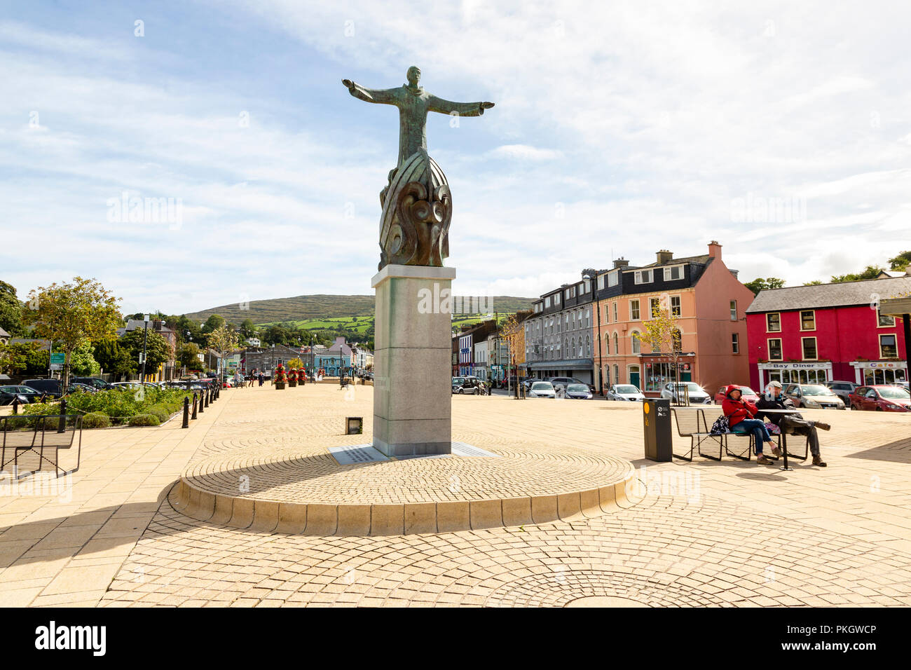 Bantry, West Cork, Ireland town square and promenade Stock Photo - Alamy