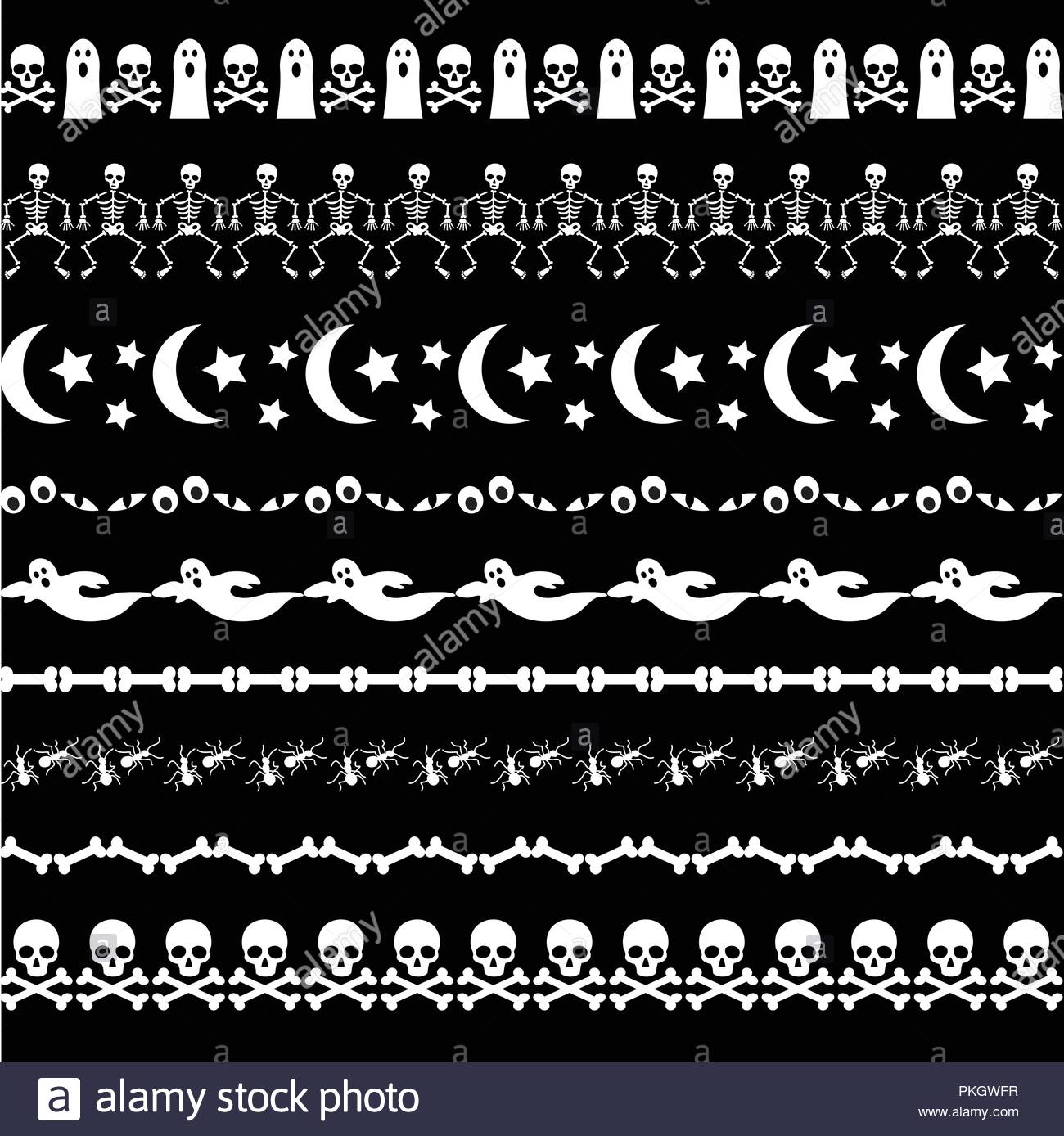 Skull Border Stock Photos & Skull Border Stock Images - Alamy