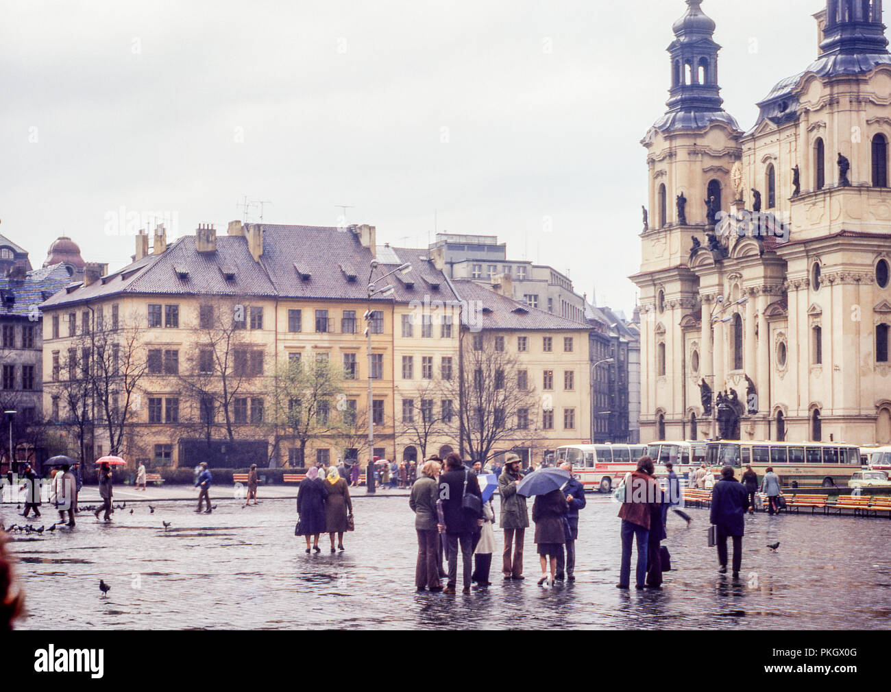 Original Archive Photo taken in April 1973 of the Old Town Square and ...