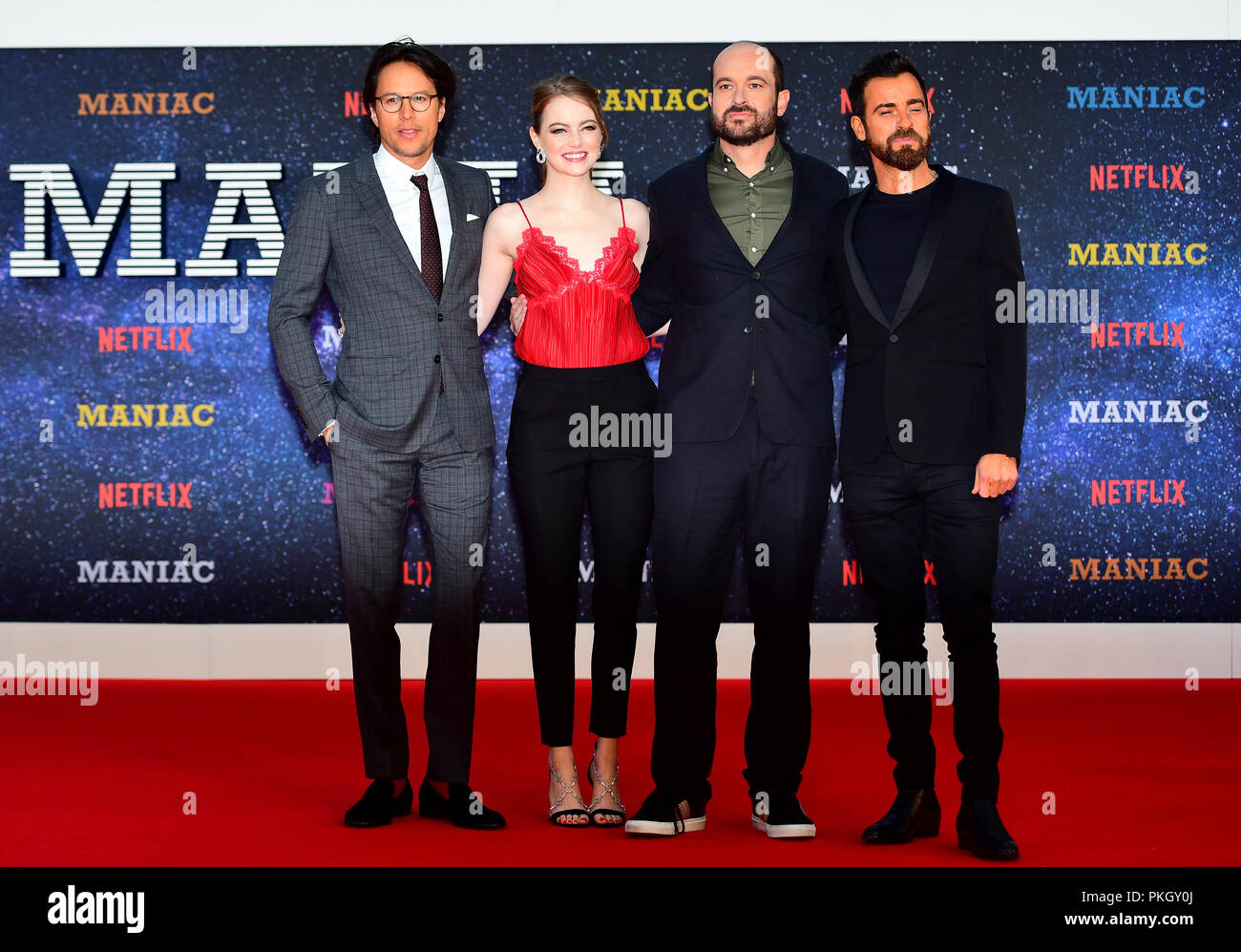 Director Cary Fukunaga, Emma Stone, Writer Patrick Somerville and ...